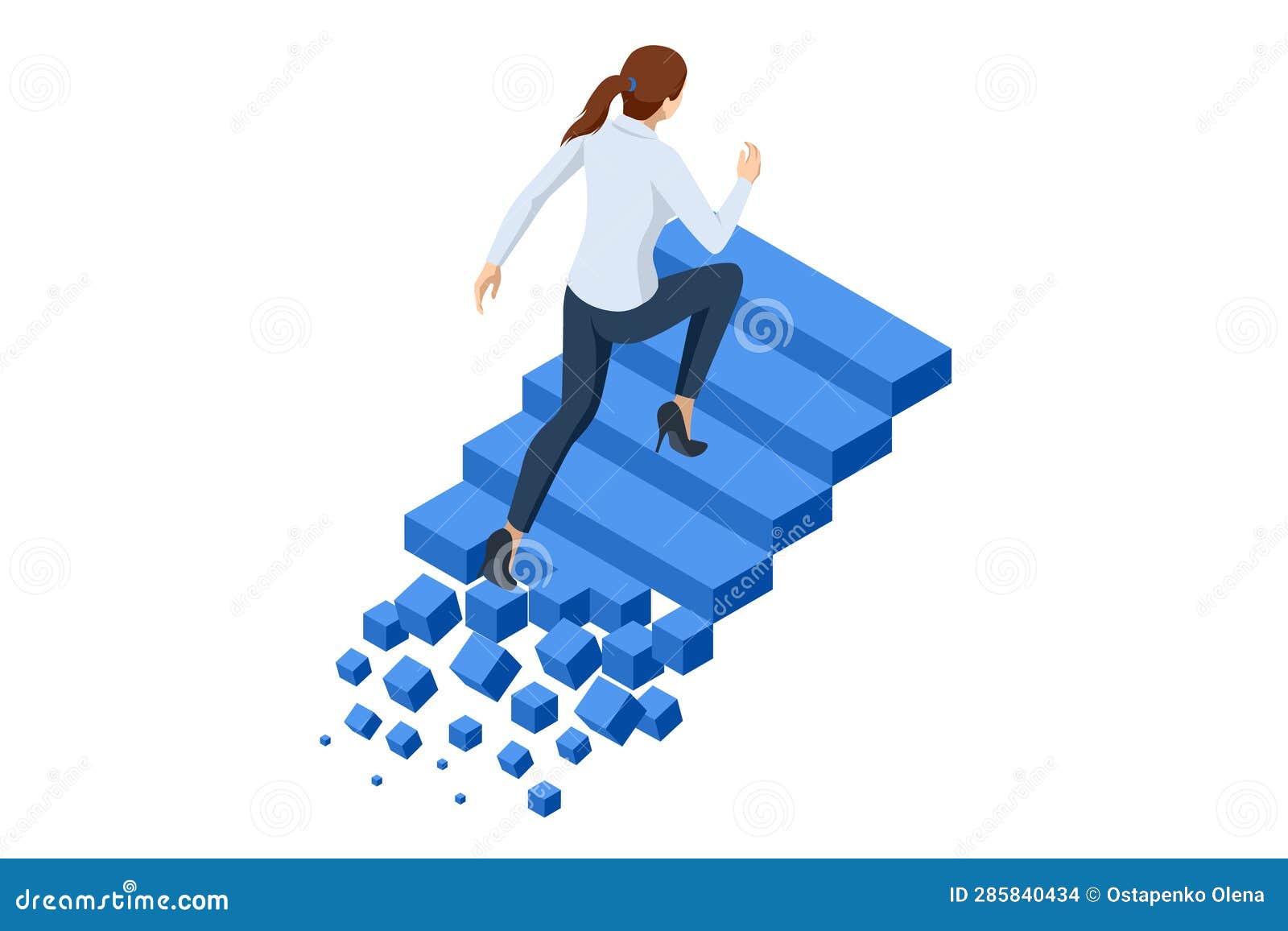 Isometric Goal and Target Achievement Concept. Hope To Success in ... Isometric Goal and Target Achievement Concept. Hope To Success in ...