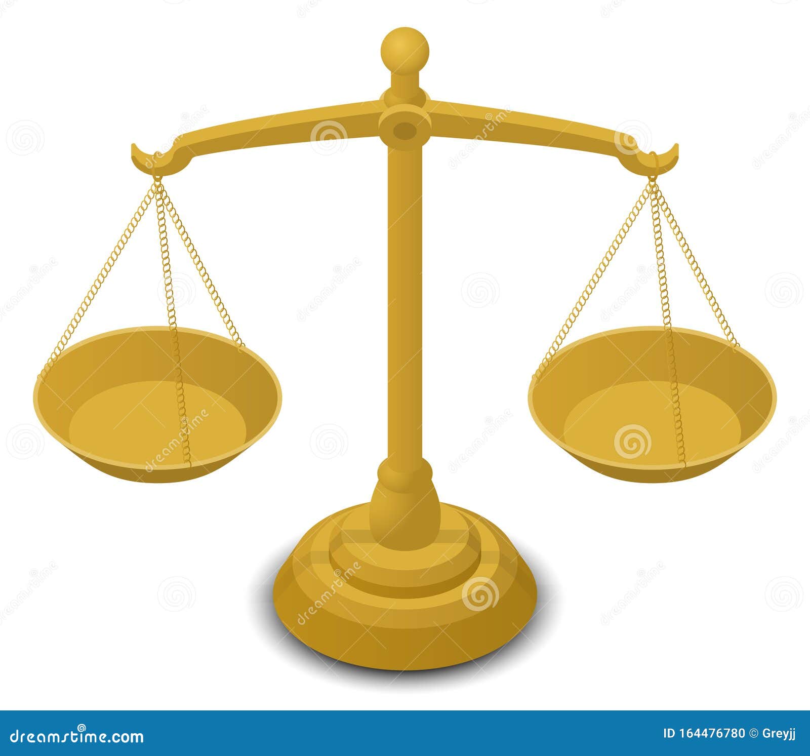 Golden Scales With Euro And Dollar Signs Cartoon Vector | CartoonDealer ...