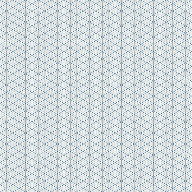 Isometric Grid Seamless Pattern. Stock Vector - Illustration of vector ...