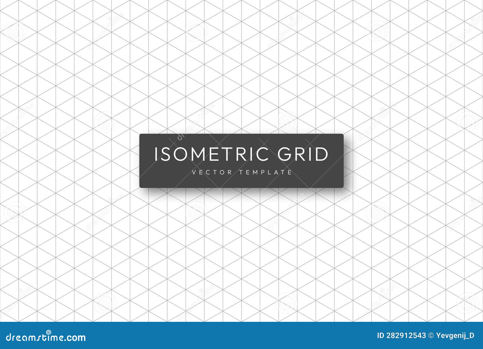 Isometric Grid Template. Seamless Isometric Grid Mockup Stock ...