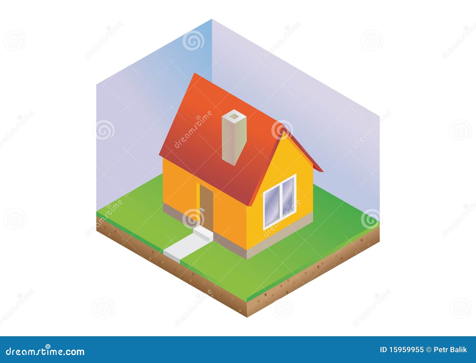 Isometric house stock illustration. Illustration of equipment - 15959955