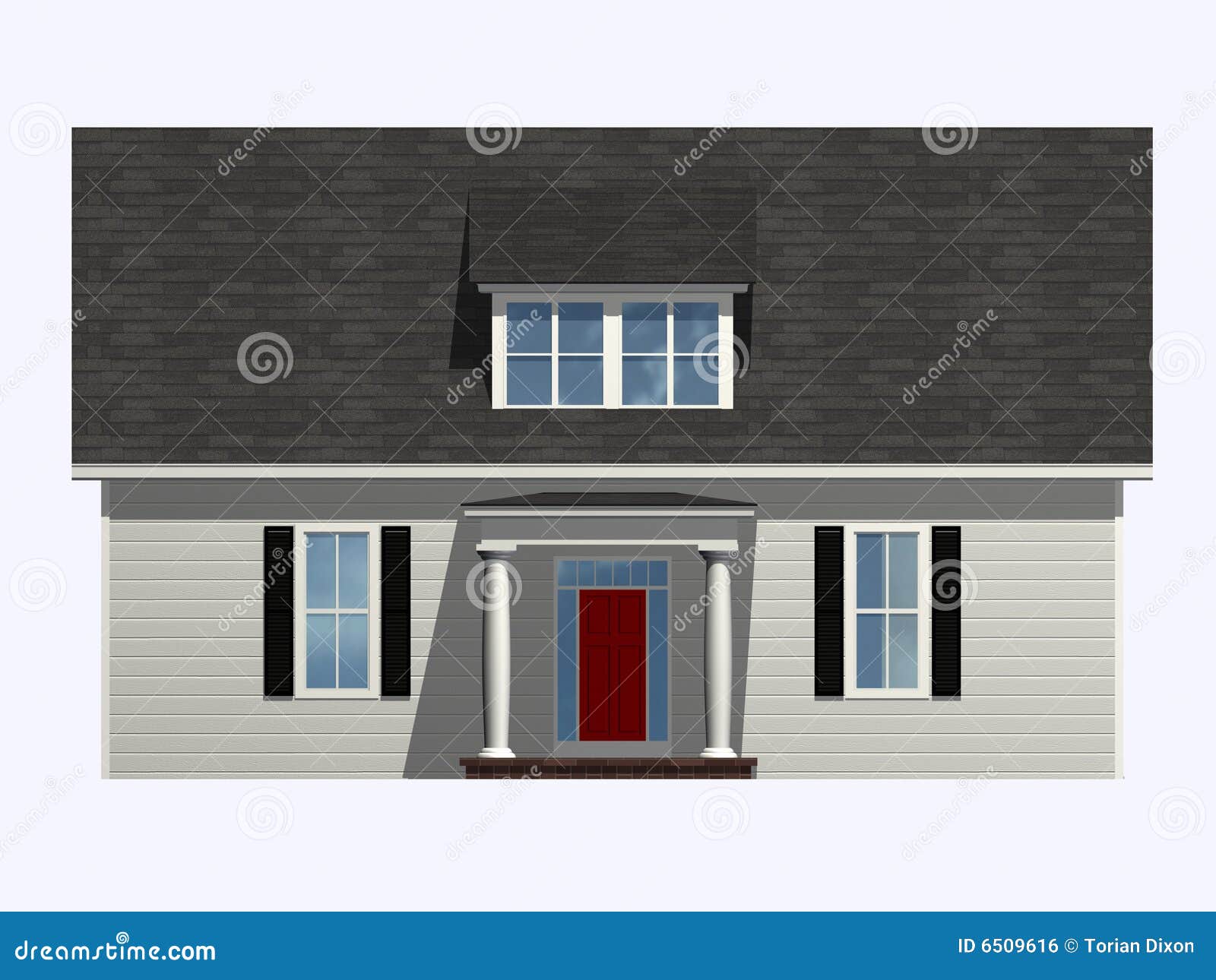 Isometric House stock illustration. Illustration of front - 6509616