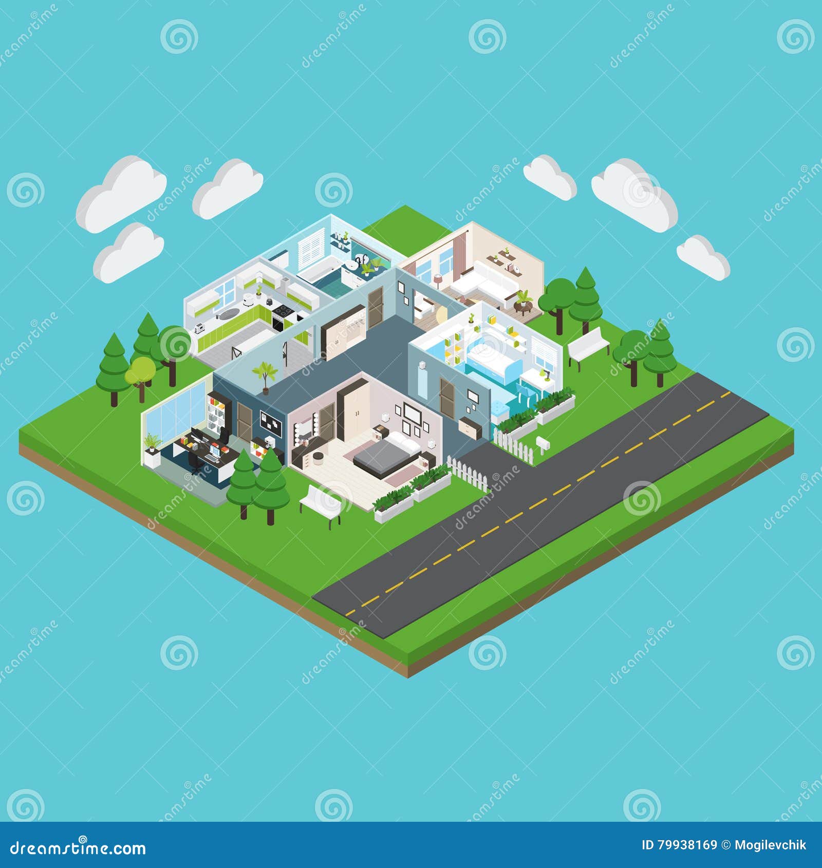 Isometric Plot Land Stock Illustrations – 43 Isometric Plot Land Stock ...