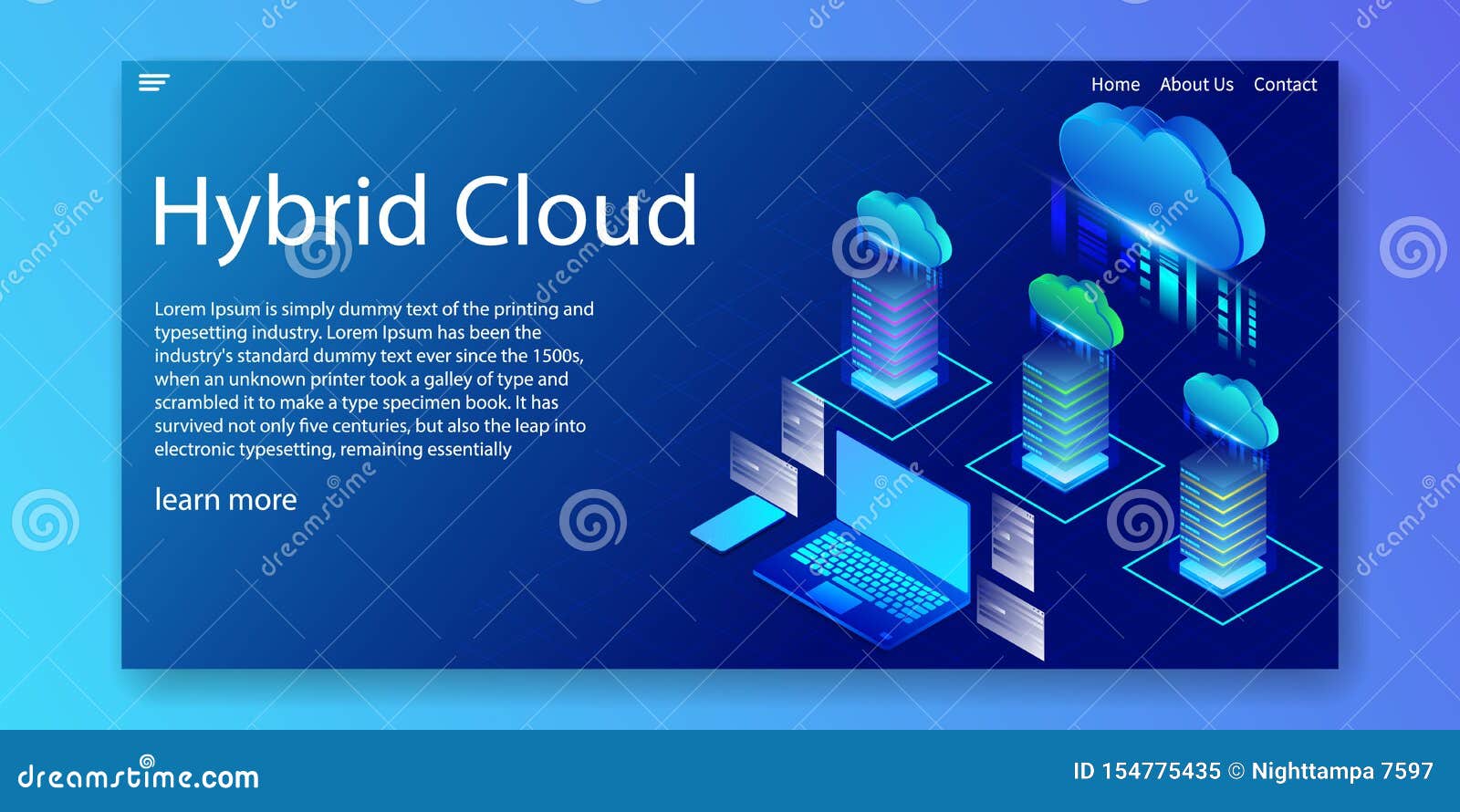 Isometric Hybrid Cloud, Computing Service Resources Concept, Web ... Isometric Hybrid Cloud, Computing Service Resources Concept, Web ...