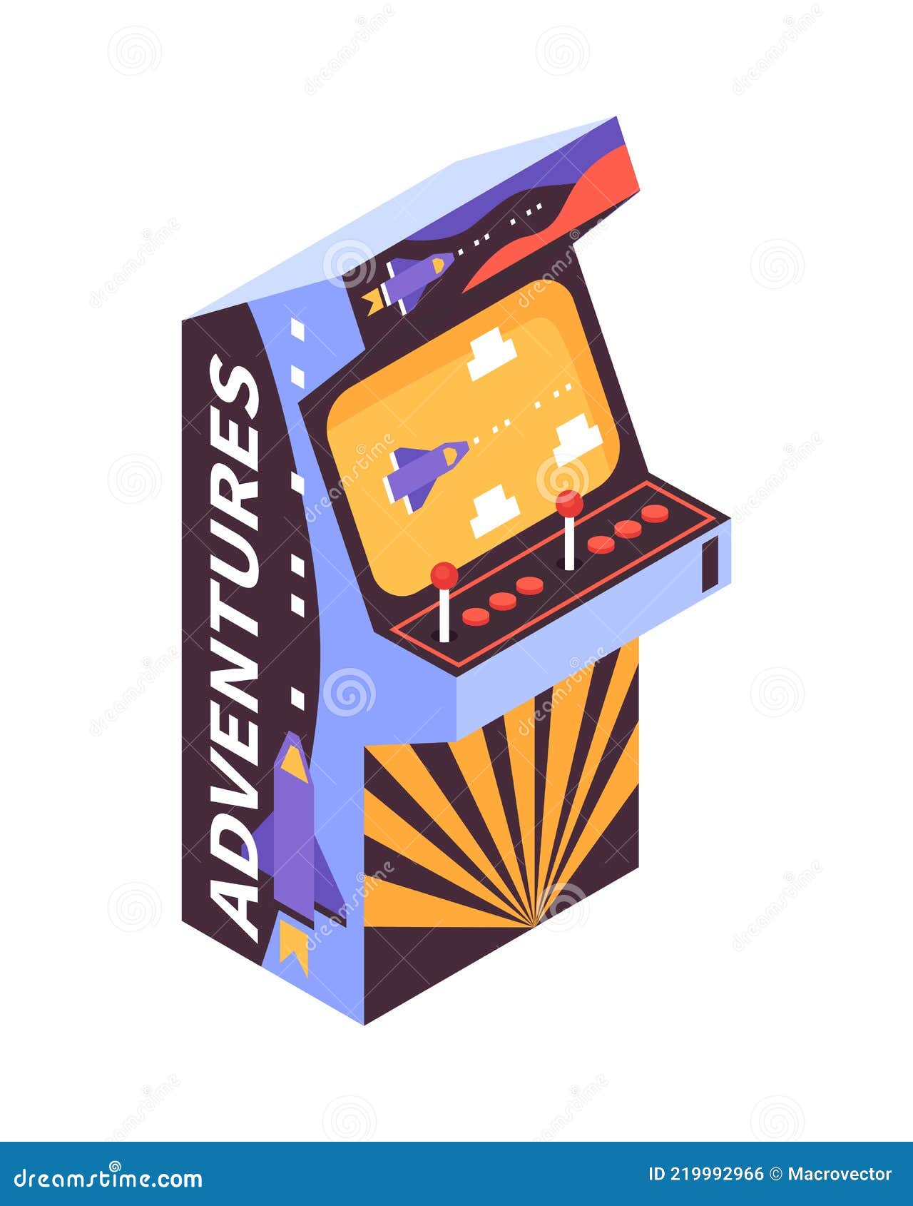 Game Machine Icon stock vector. Illustration of icon - 219992966