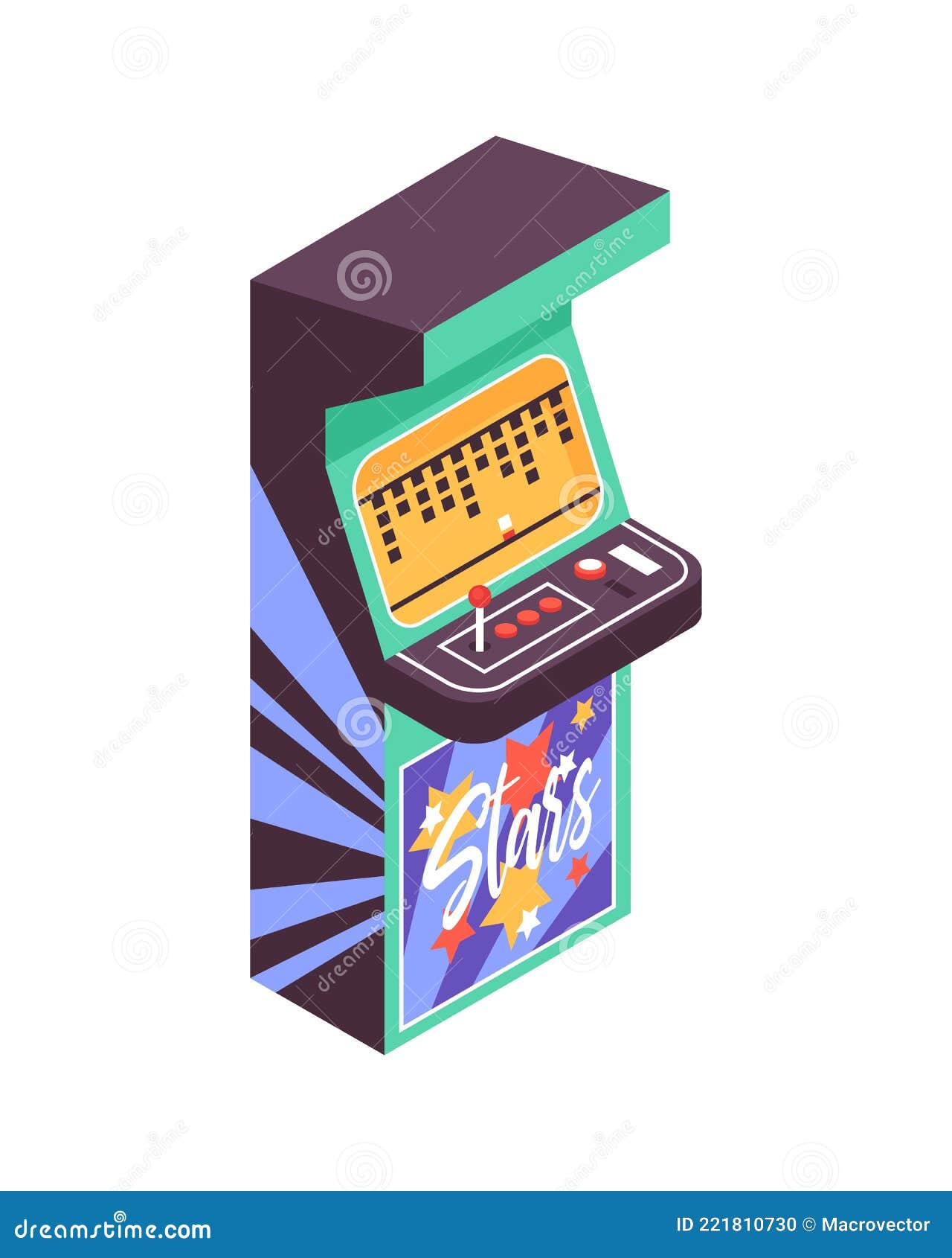 Game Machine Icon stock vector. Illustration of video - 221810730