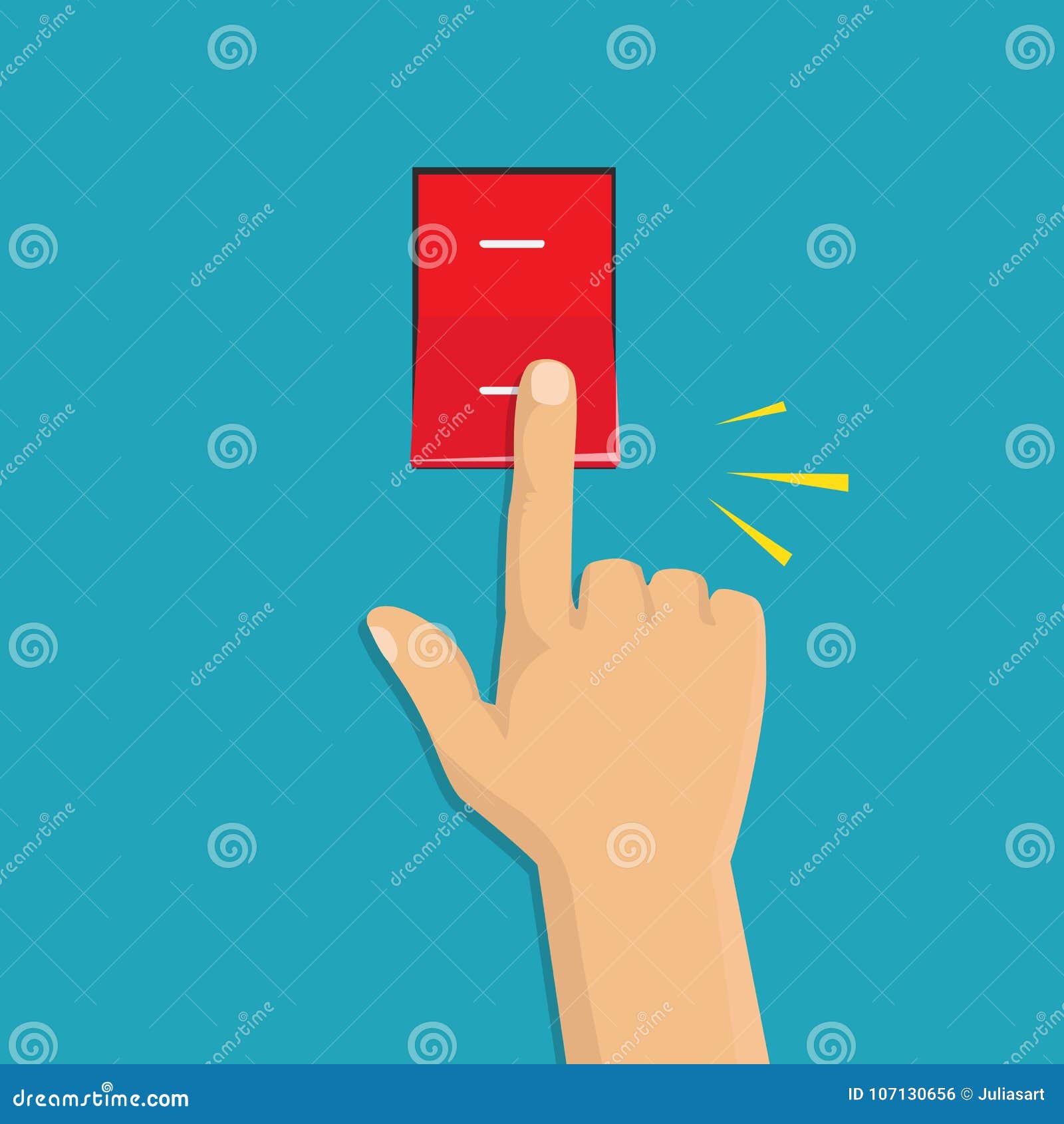 Isometric Icon. Hand Turning on the Light Switch. Toggle Switch. Stock ...