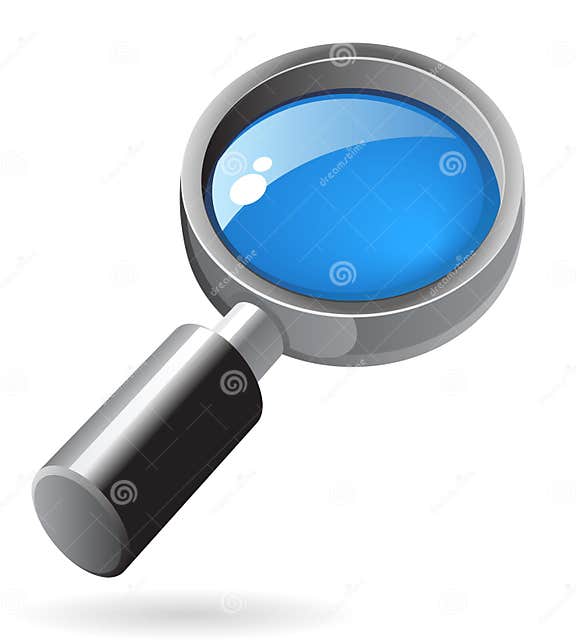 Isometric icon of lens stock vector. Illustration of explore - 13298019