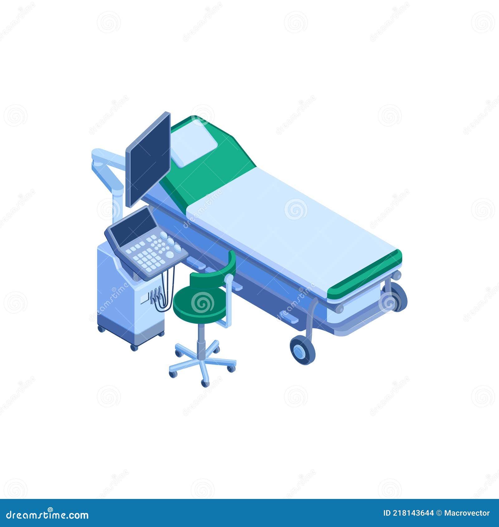 Ultrasound Machine Vector. Ultrasound Diagnosis Vector Isolated ...