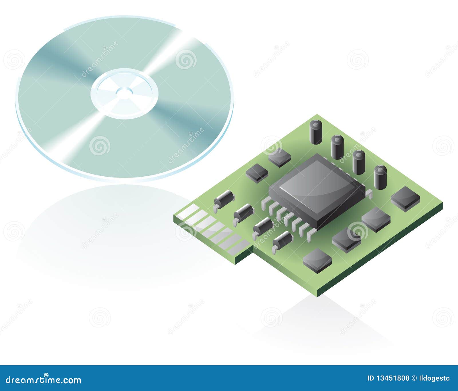 Computer Parts Cartoon Vector | CartoonDealer.com #26535073