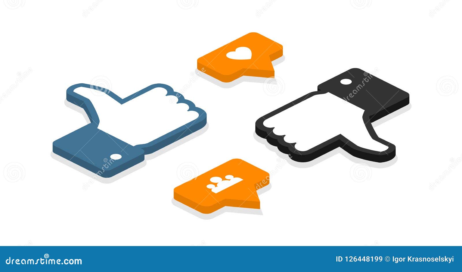 A Set Of Icons Counter Notifications Instagram. Follower. Icon Set Like ...