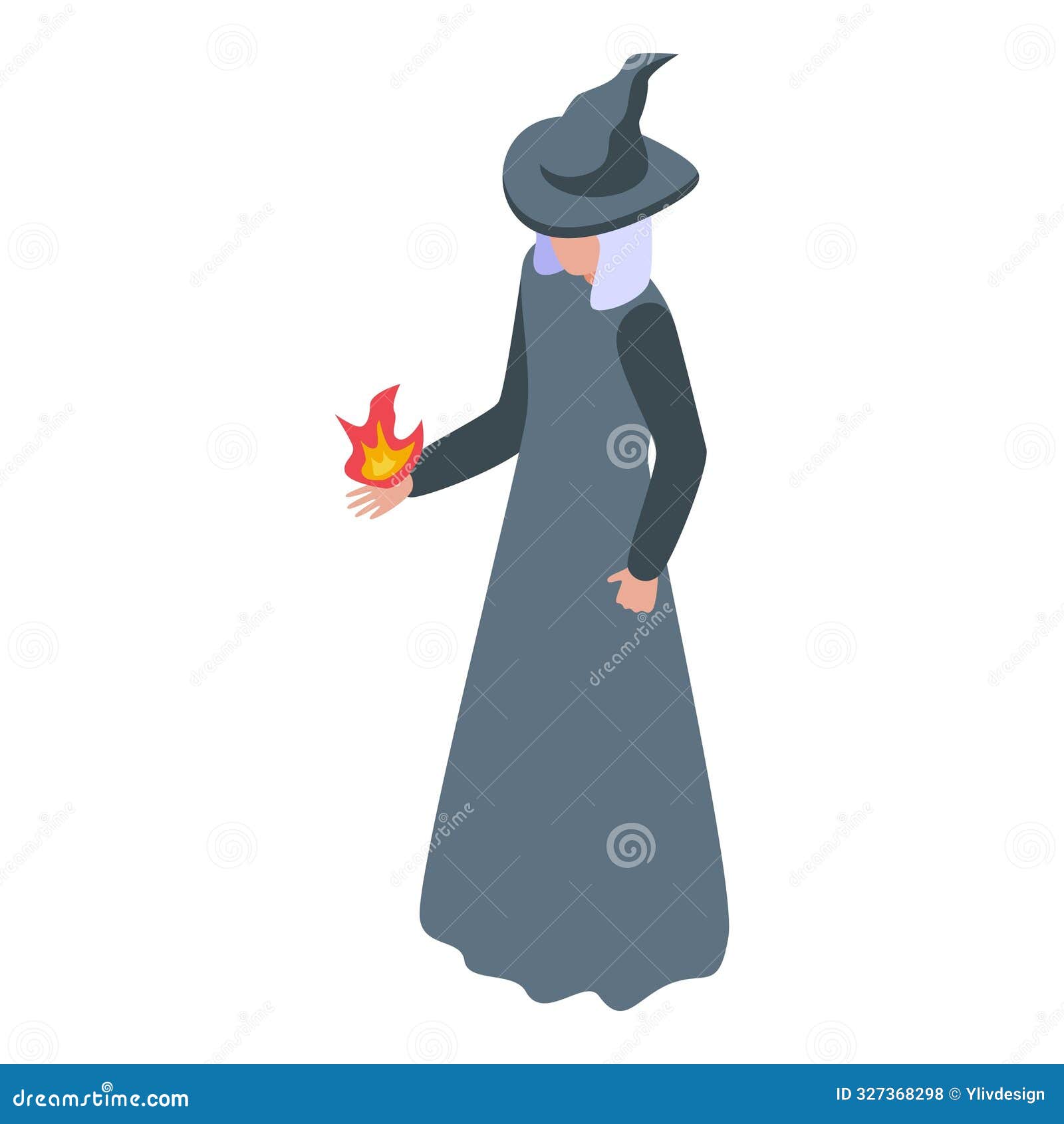 Powerful Witch Conjuring A Storm Of Darkness, Fantasy Art, AI ...