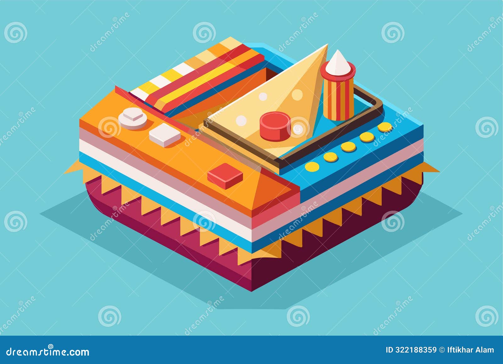 Iteration Vector Illustration 112645952
