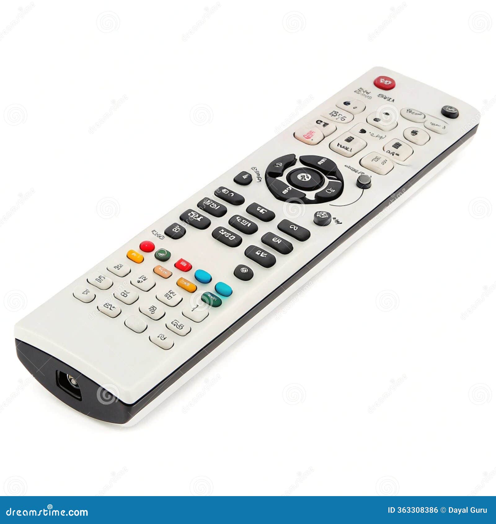 Isometric Remote Control Isolated on White Background Stock ...
