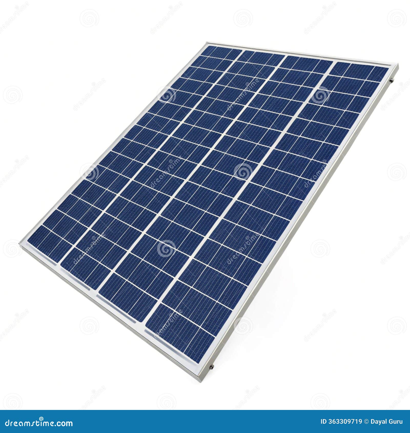 Isometric Solar Panel Isolated on White Background Stock Illustration ...