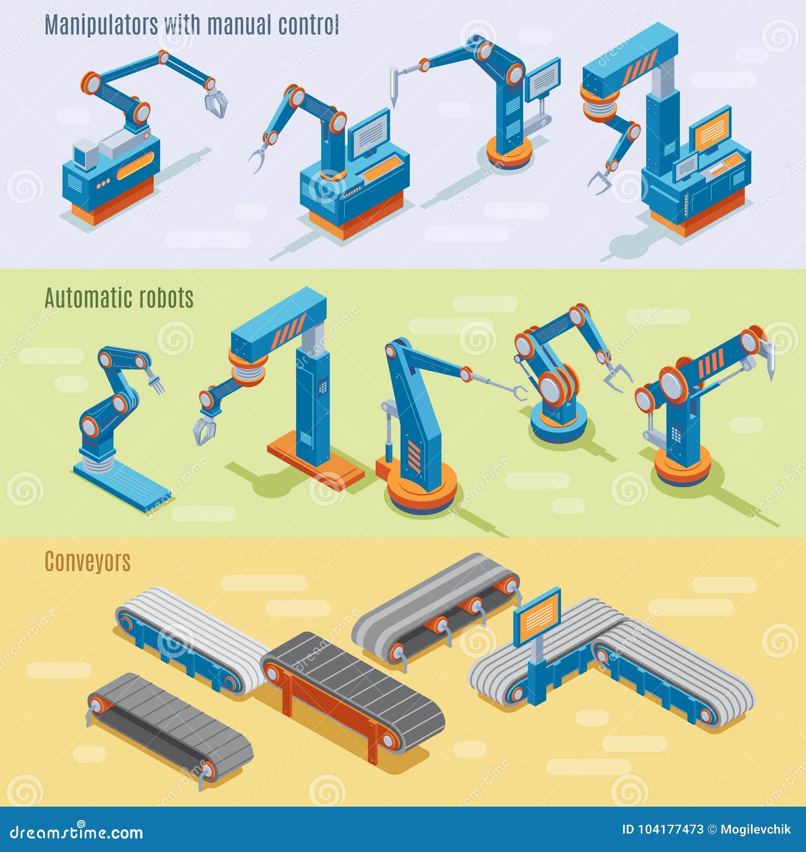Automated Factory 3d Isometric View On A Purple. Vector | CartoonDealer ... Automated Factory 3d Isometric View On A Purple. Vector | CartoonDealer ...