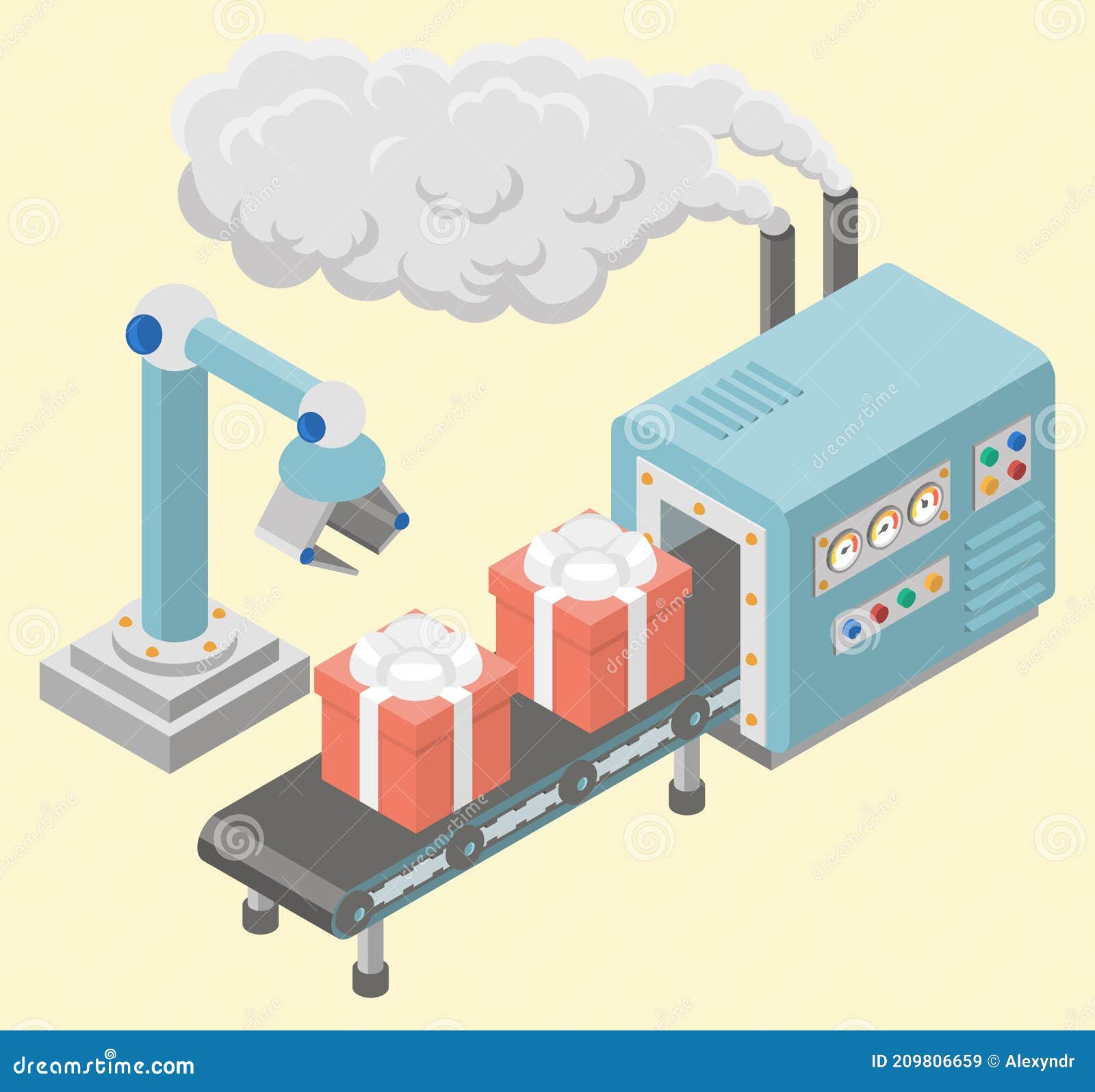 Production And Assembly Of Modern Home Or Office Furniture, Tiny ...