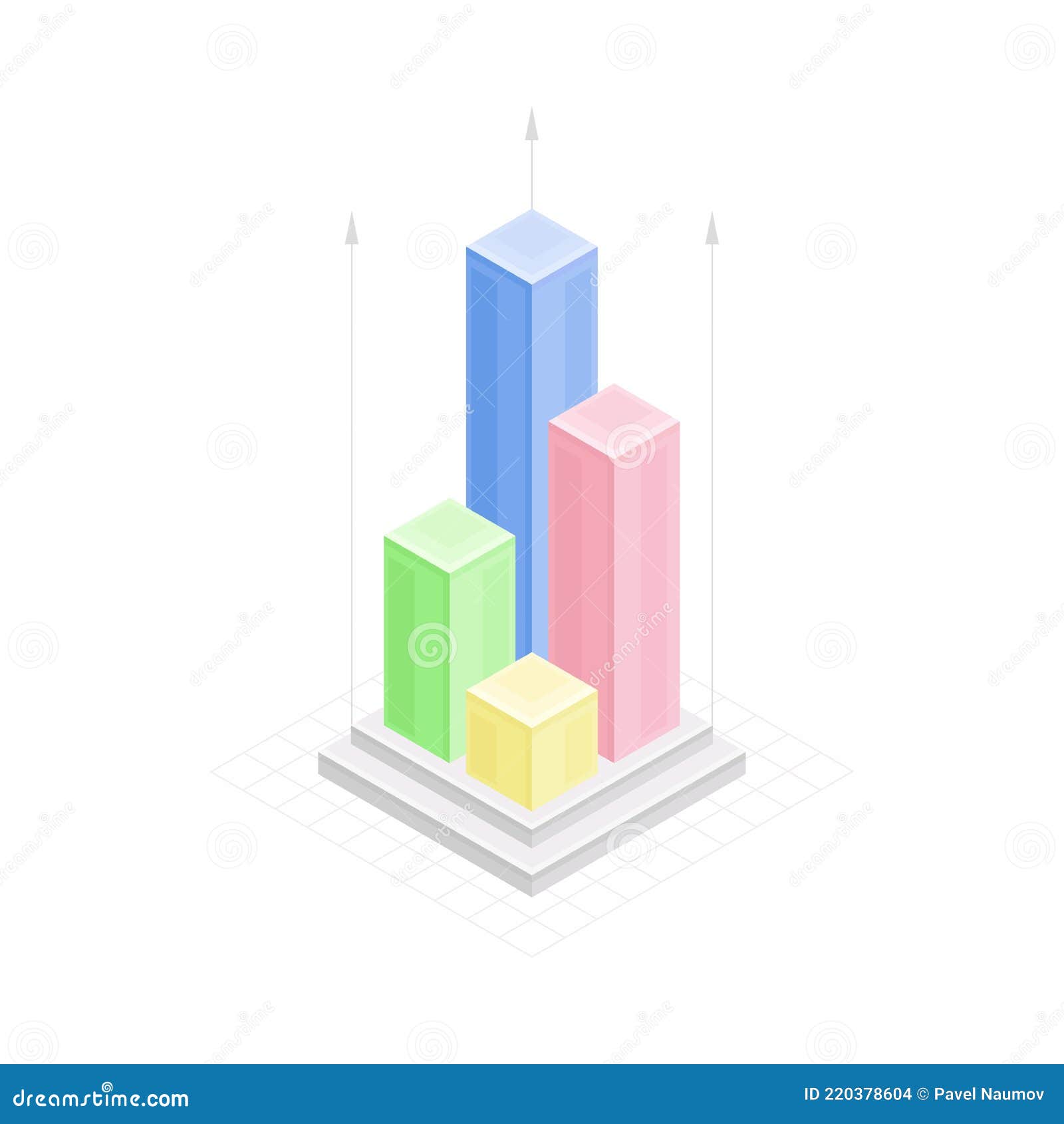 Isometric Infographic As Graphic Visual Representation of Information ...