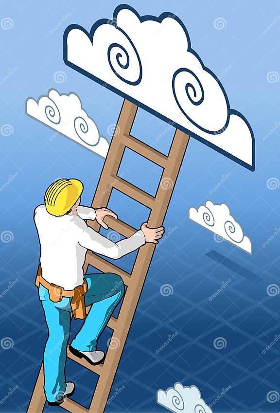 Isometric Infographic Hard Hat is Fixing Remote Data Stock Vector ...