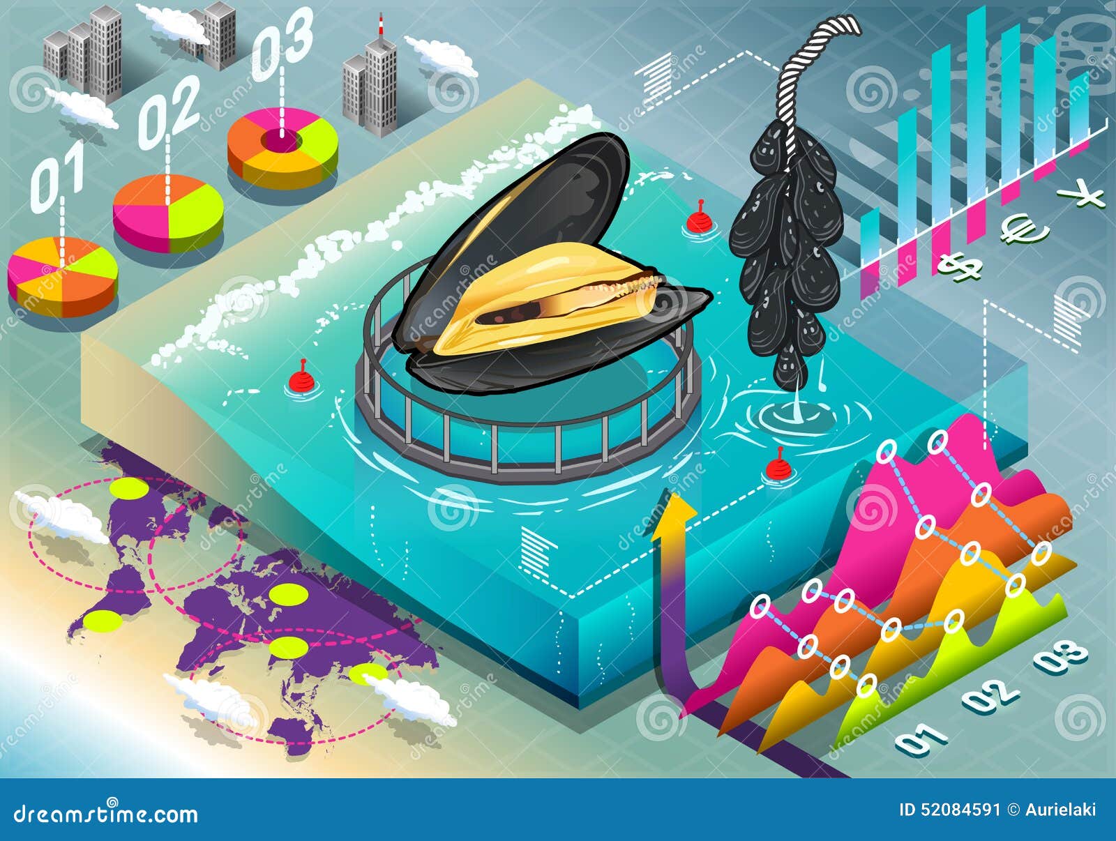 Infographic Mussels Stock Illustrations – 50 Infographic Mussels Stock ...