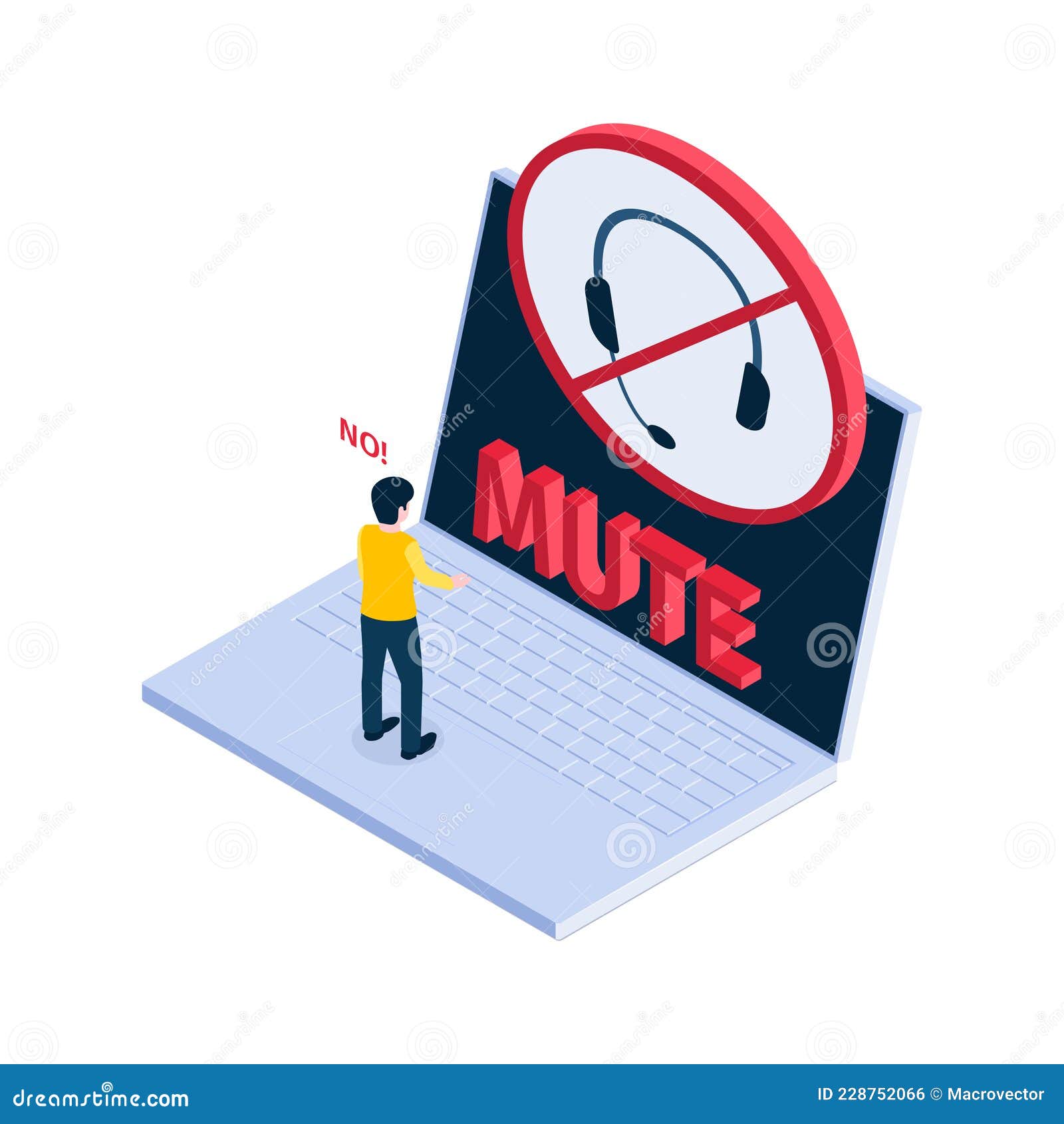 Internet Blocking Icon stock vector. Illustration of equipment - 228752066