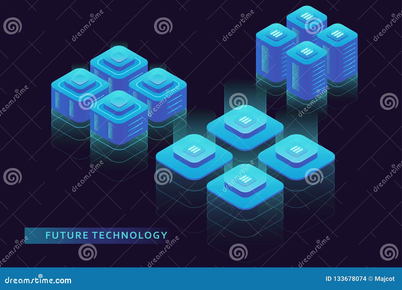 Isometric Internet Equipment Illustration Stock Vector - Illustration ...