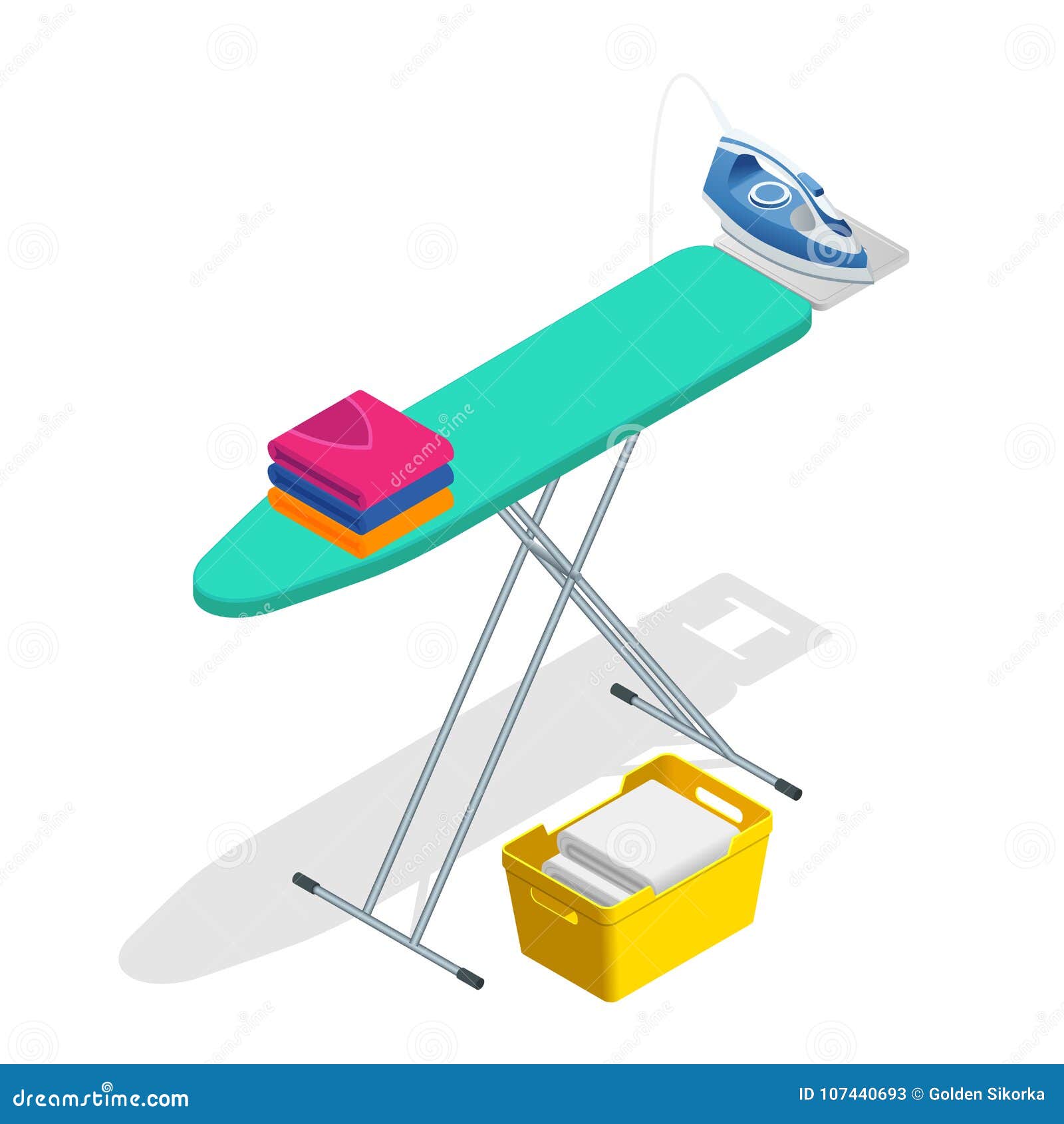 Ironing Board Icon, Cartoon Style | CartoonDealer.com #153203061