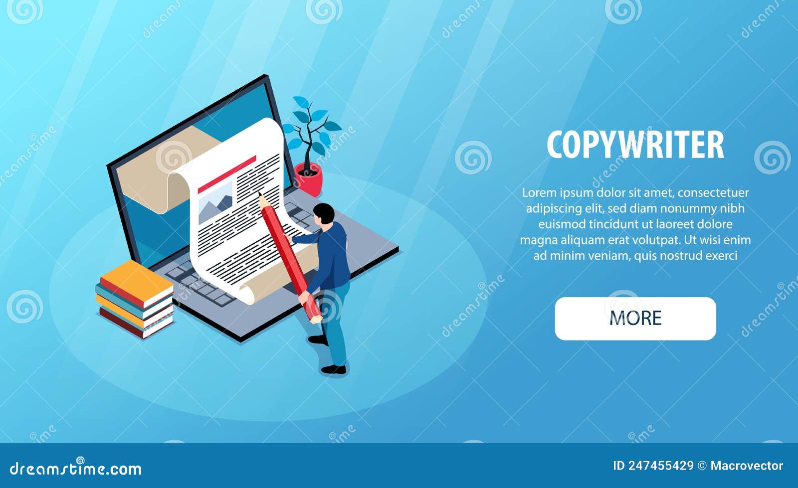 Isometric Journalist Infographics Vector Illustration | CartoonDealer ...