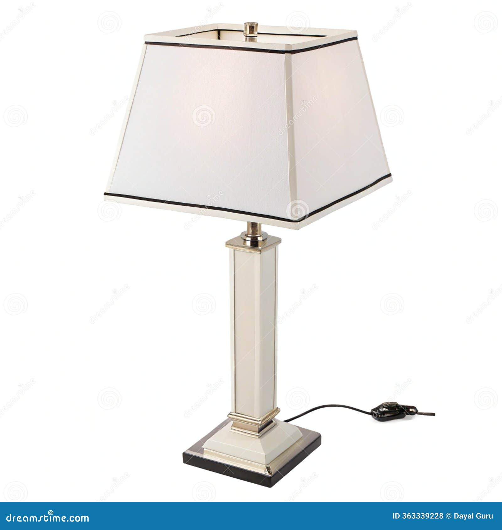 Isometric Lamp Isolated on White Background Stock Illustration ...