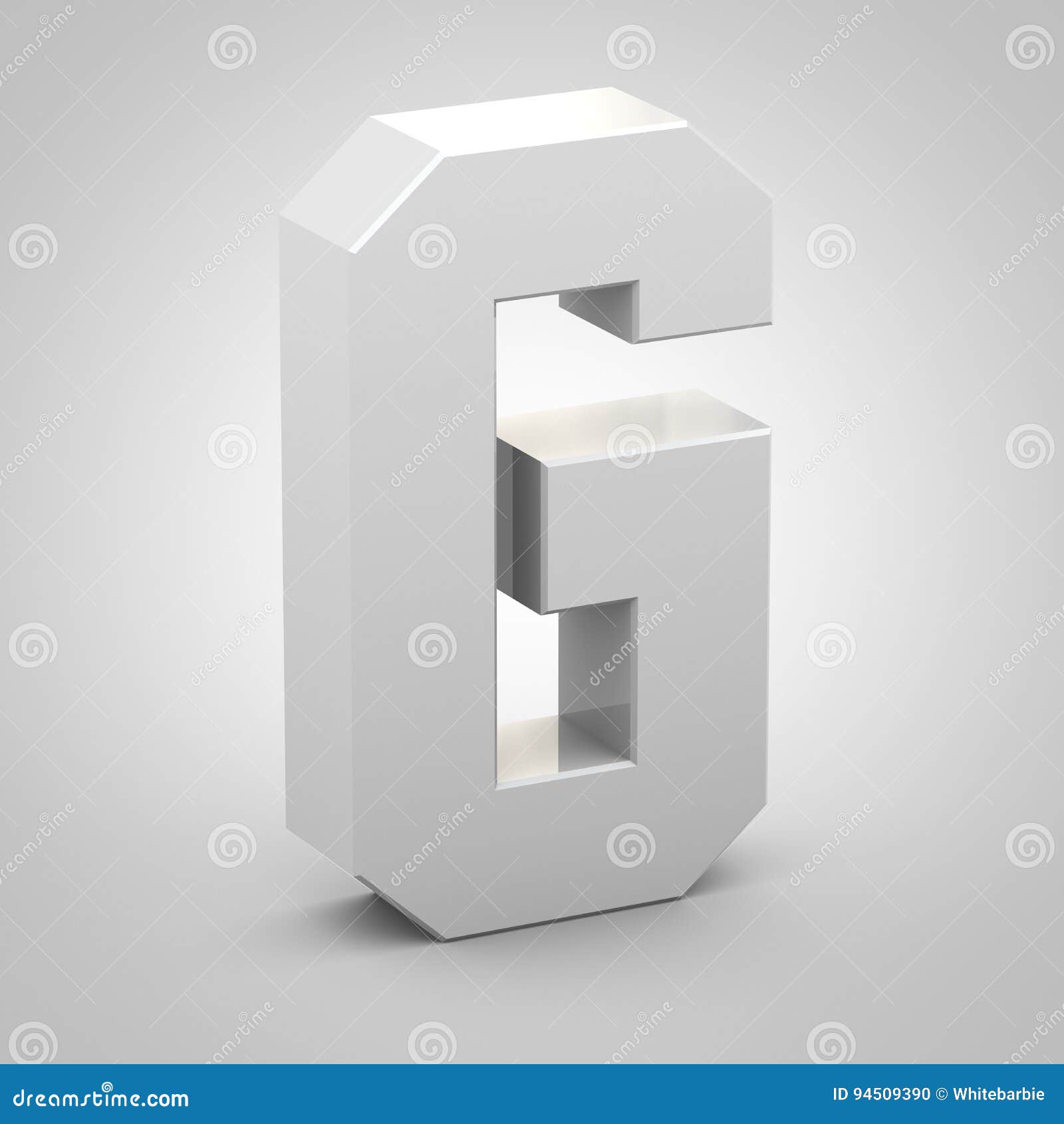 Isometric Letter G Uppercase on White Background Stock Illustration ...