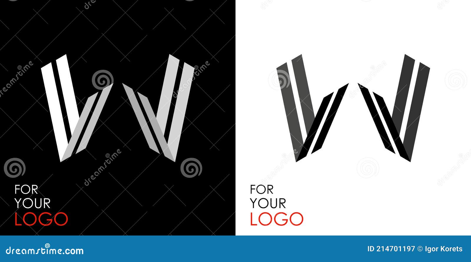Isometric Letter V in Two Perspectives. from Stripes, Lines. Template ...