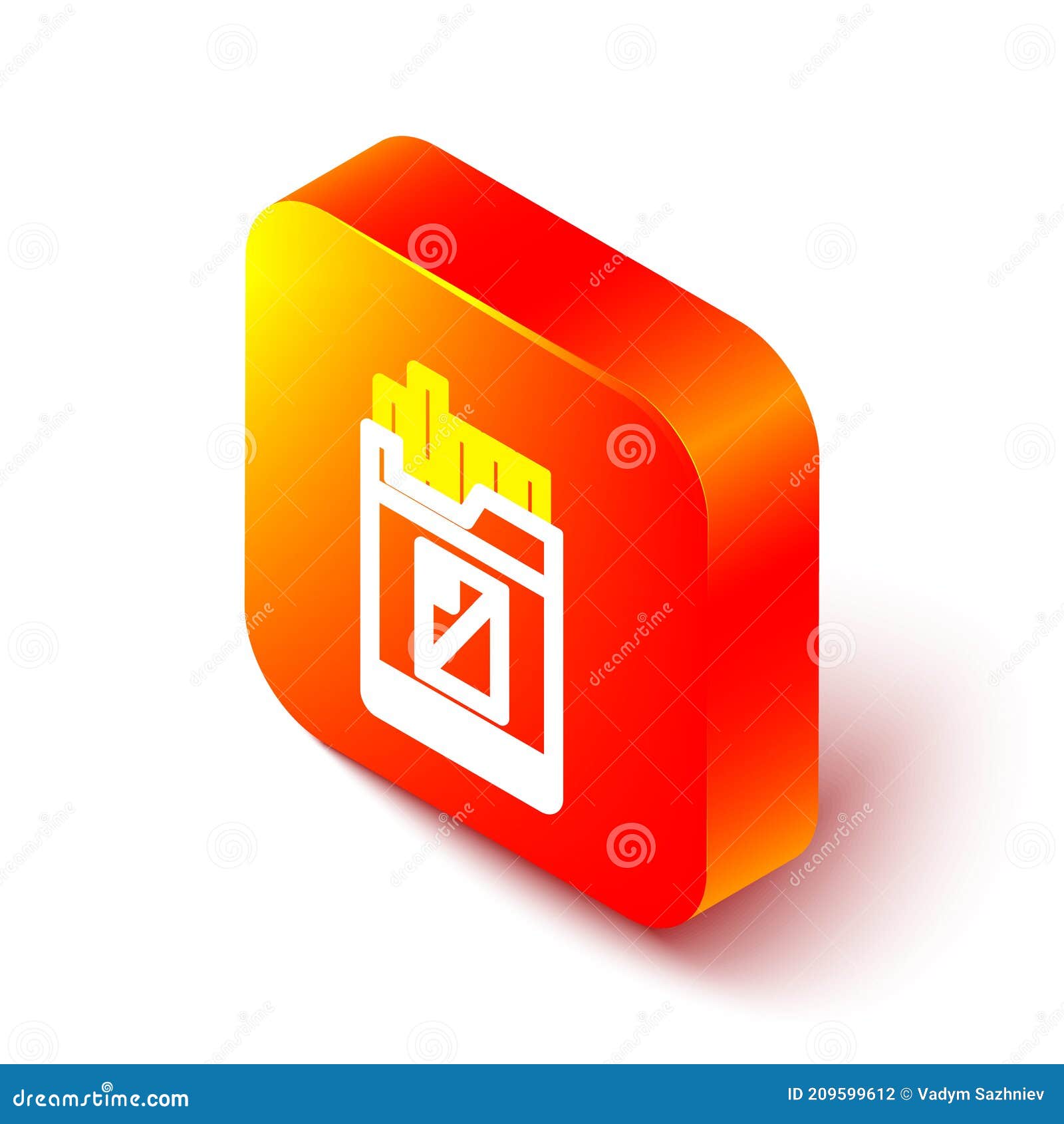 Cigarettes - Orange Filter Vector Illustration | CartoonDealer.com ...