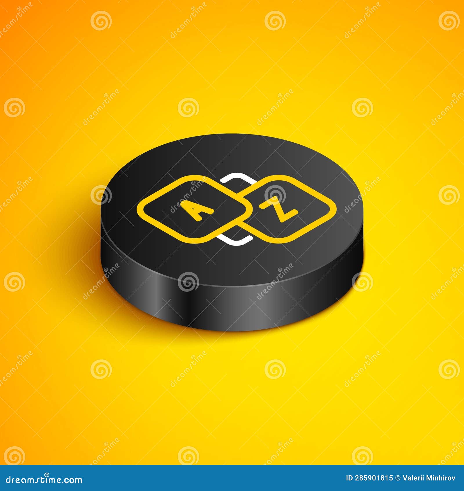 Line Vocabulary Icon Isolated On White Background. Colorful Outline ...