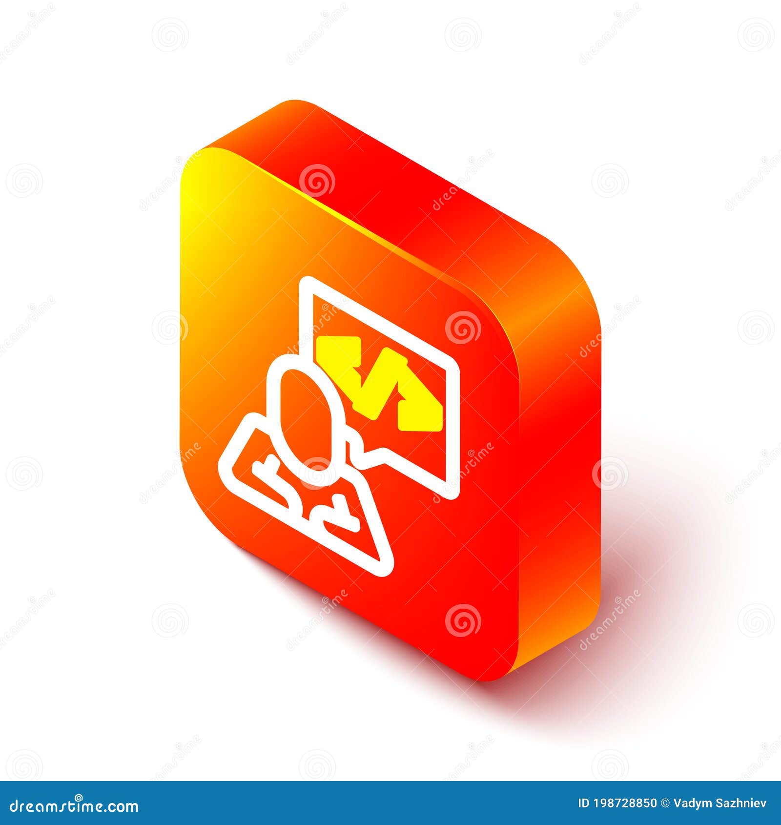 Isometric Line Web Design and Front End Development Icon Isolated on ...