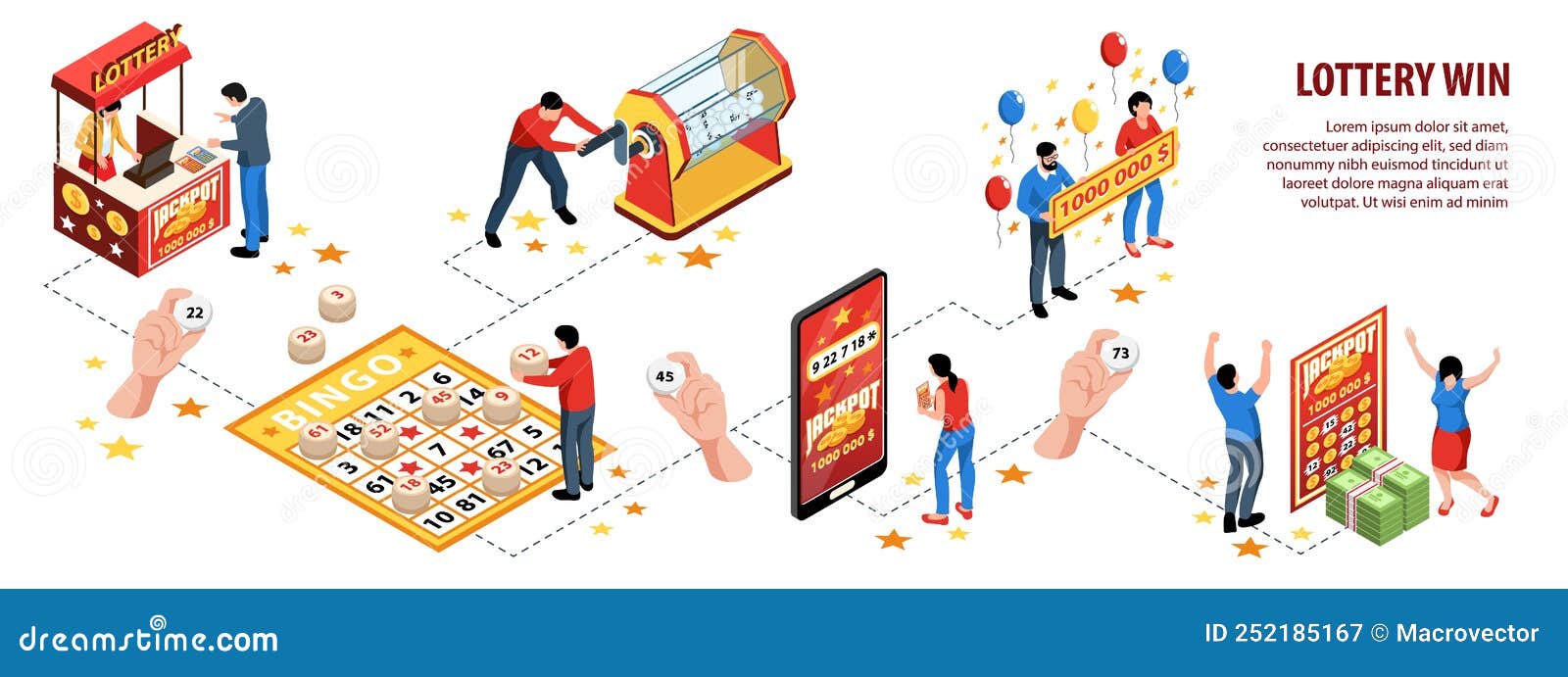 Isometric Lottery Infographics Stock Illustration - Illustration of ... Isometric Lottery Infographics Stock Illustration - Illustration of ...