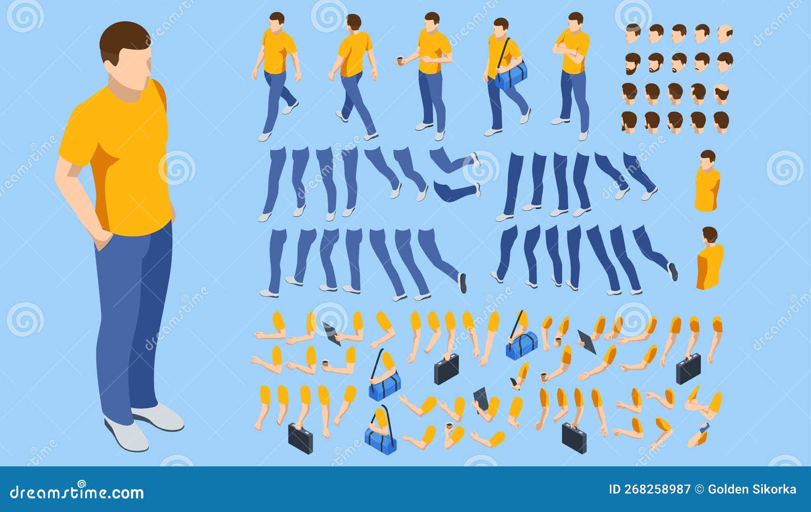 Isometric Character Sprite Stock Illustrations – 33 Isometric Character ...