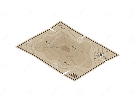 Isometric Map Icon stock vector. Illustration of history - 273302084