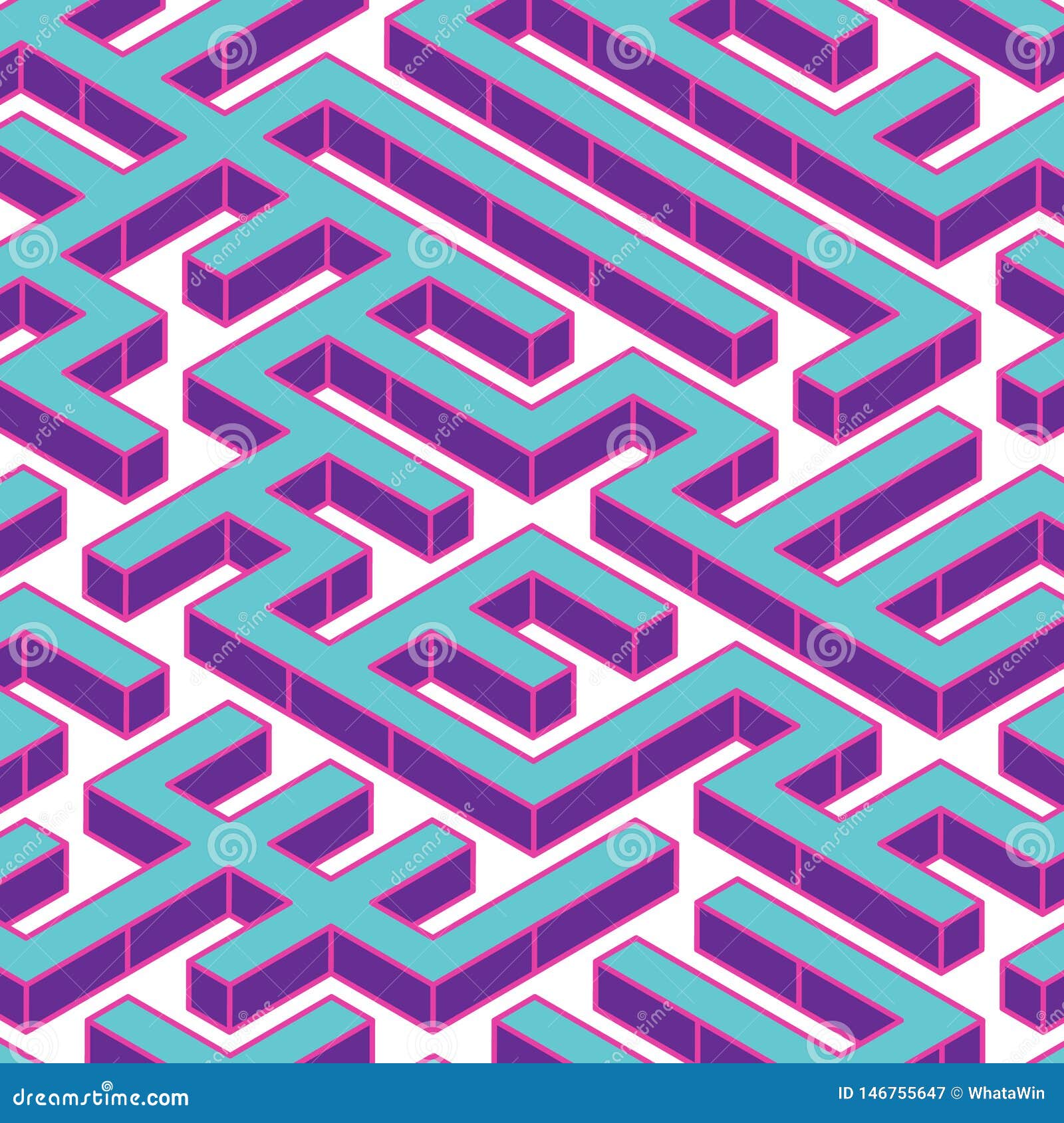 Isometric Maze BG Design. Making Decision Concept Stock Vector ...