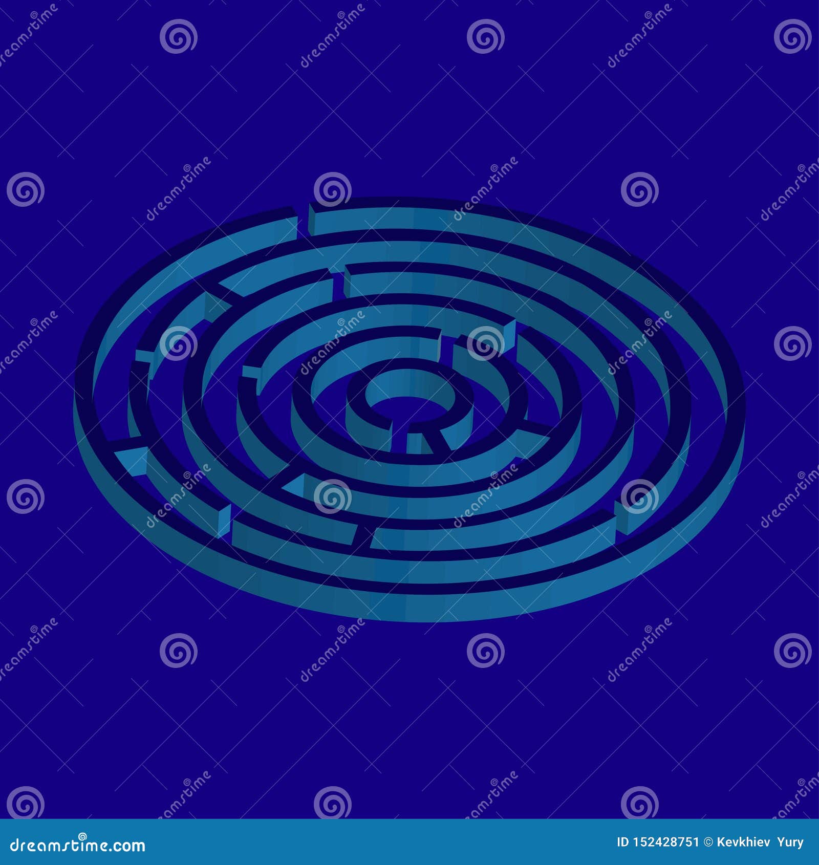 Isometric Maze, Labyrinth Solution Concept Vector Illustration Stock ... Isometric Maze, Labyrinth Solution Concept Vector Illustration Stock ...