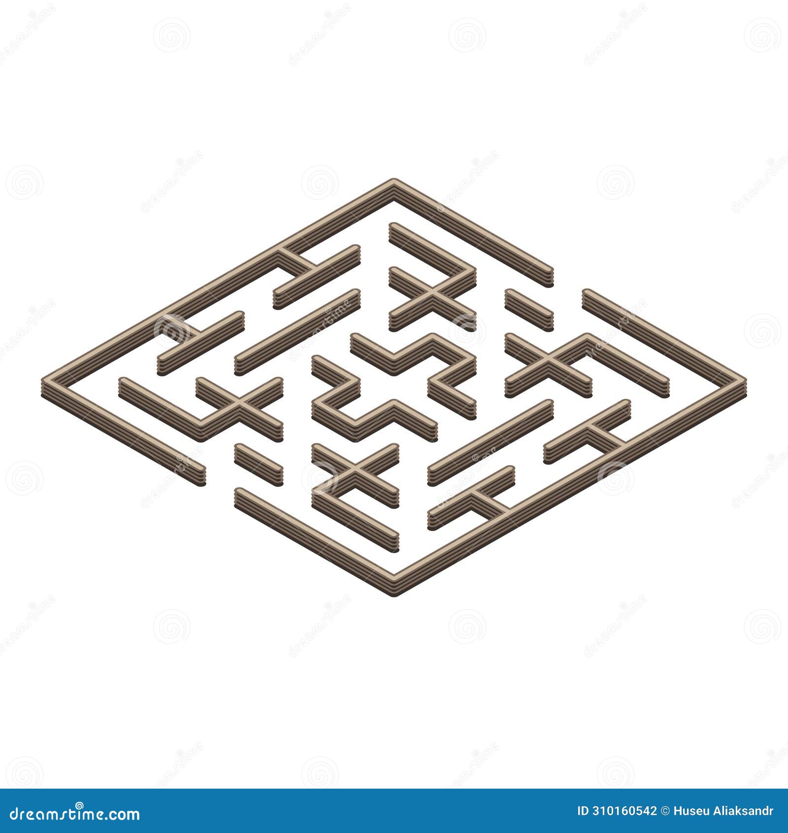 Isometric maze vector stock illustration. Illustration of labyrinth ... Isometric maze vector stock illustration. Illustration of labyrinth ...