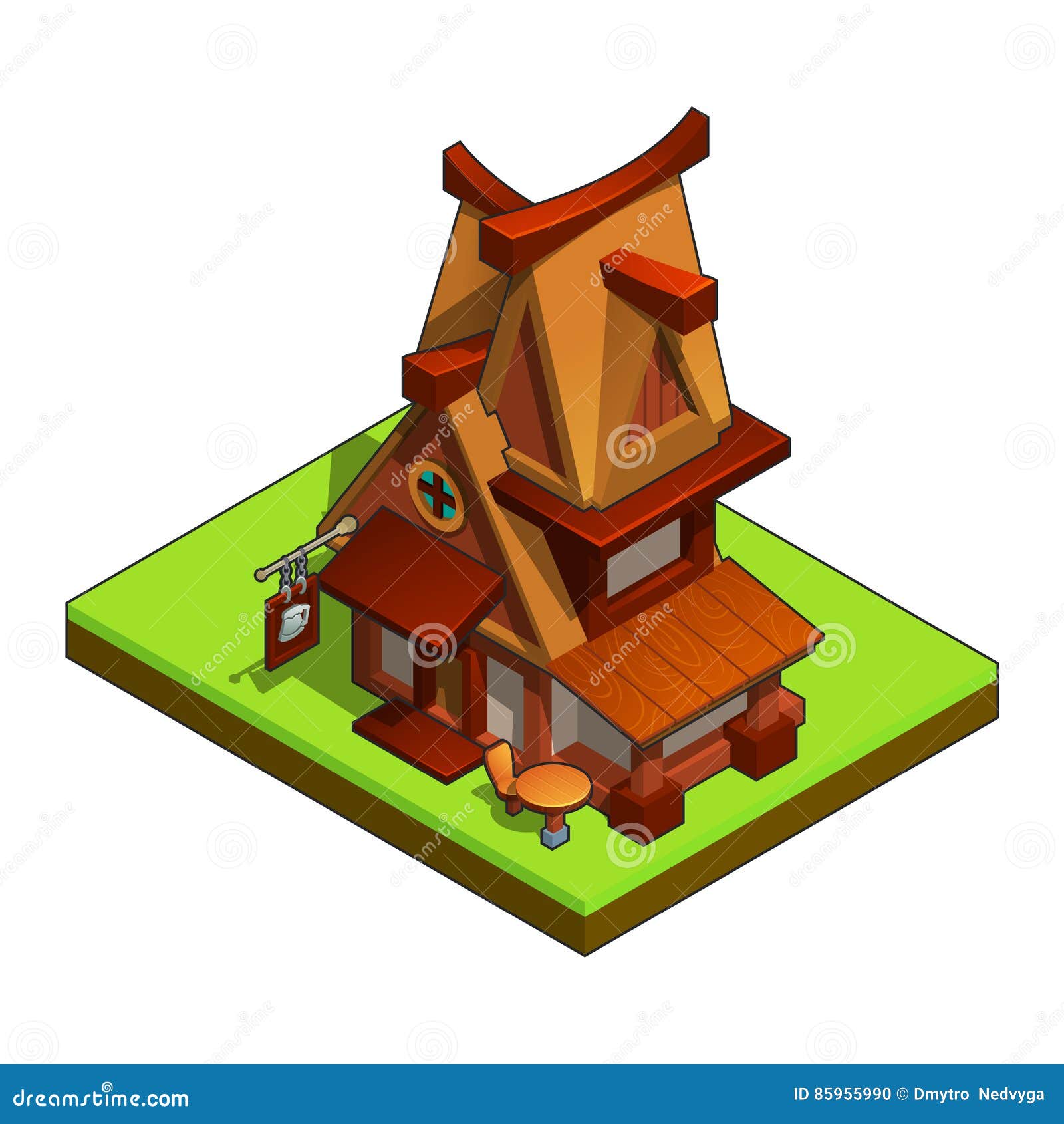 Isometric Medieval Castle Cartoon Vector | CartoonDealer.com #25056631 Isometric Medieval Castle Cartoon Vector | CartoonDealer.com #25056631