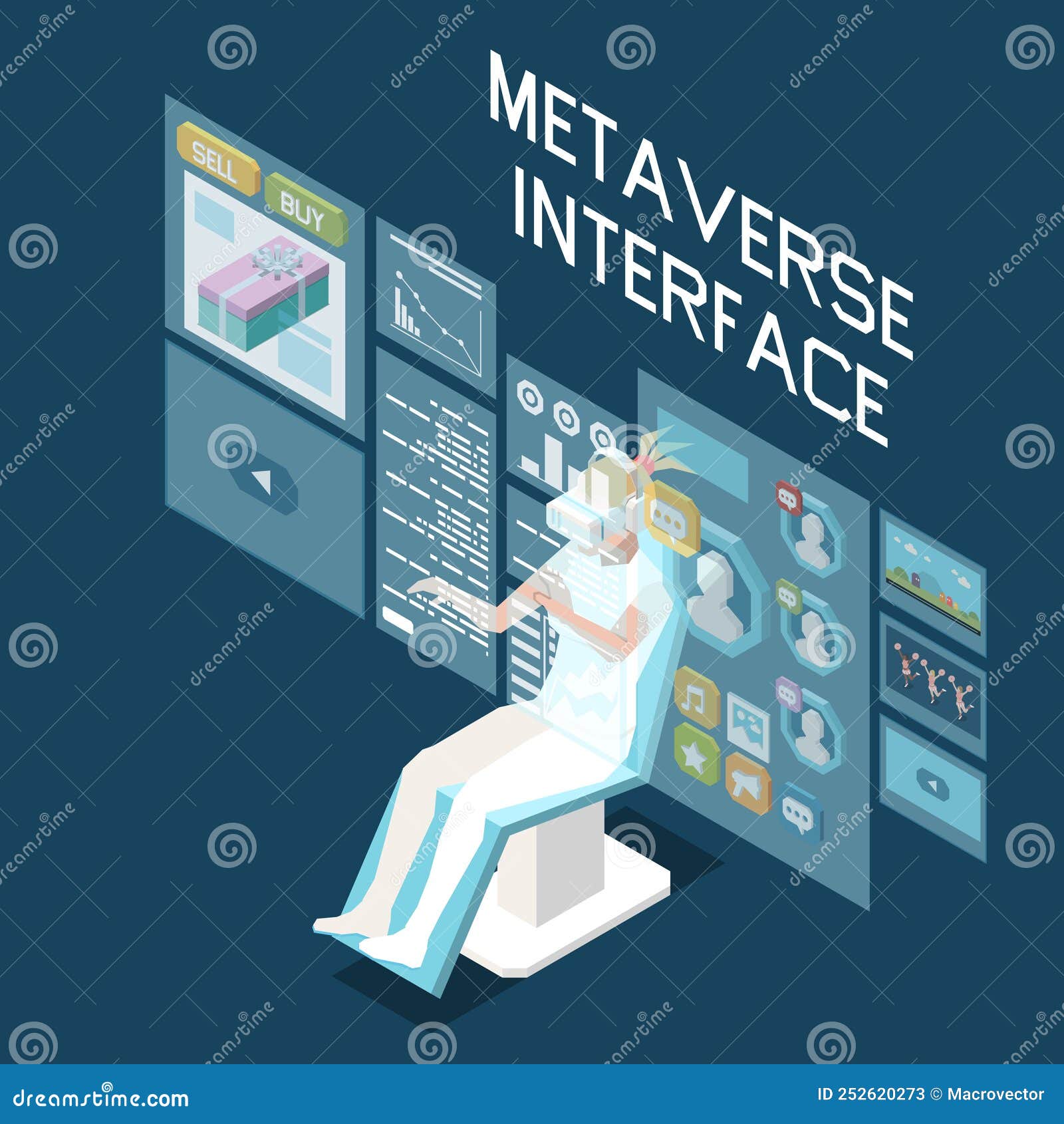 Metaverse Concept. Woman In VR Glasses Hold Glowing Earth Globe In Neon ...