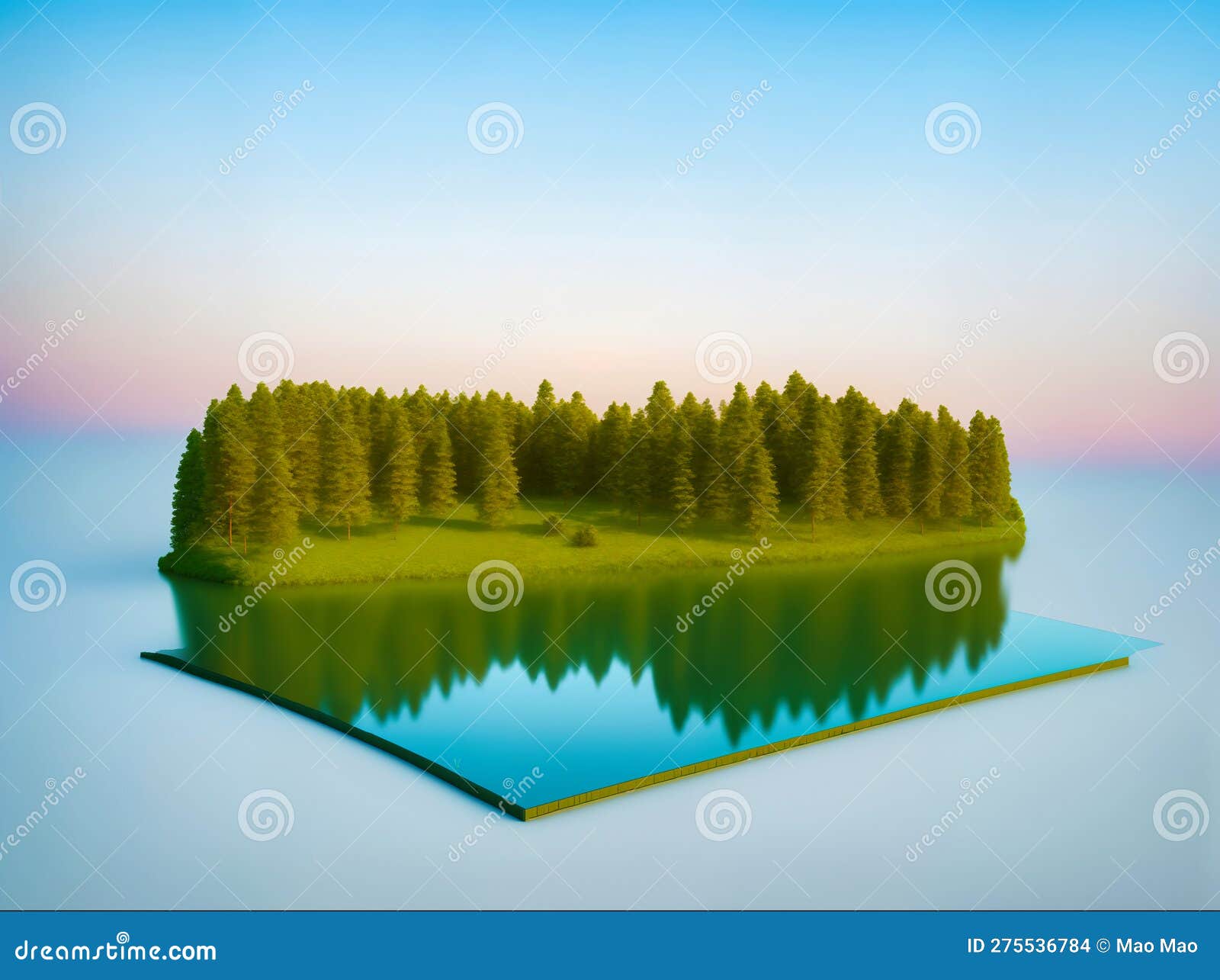 Isometric Nature and Landscape. High Quality Photo Stock Photo - Image ...