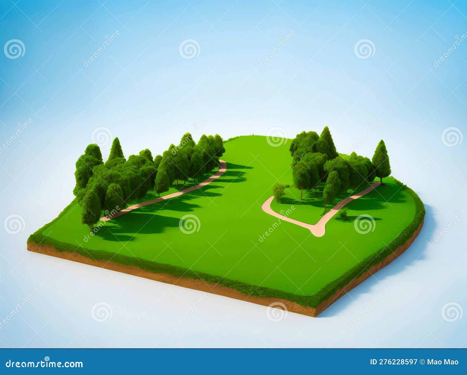 Isometric Nature and Landscape. High Quality Photo Stock Illustration ...