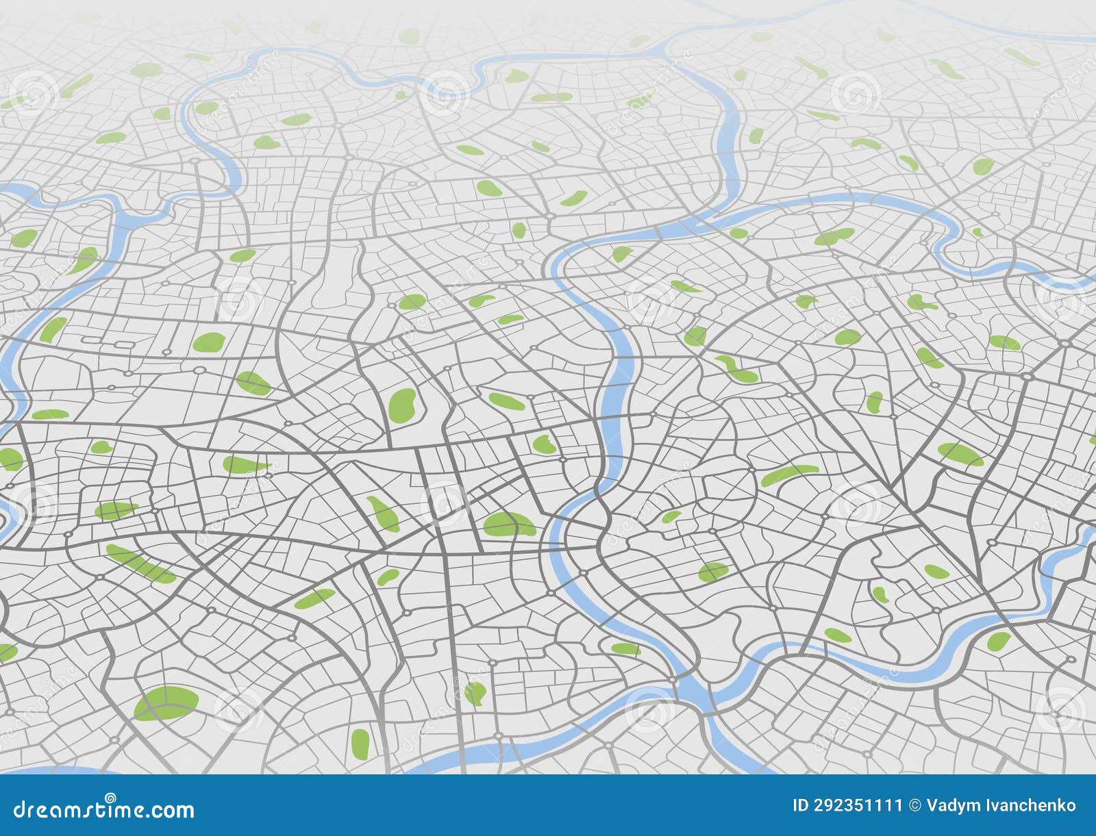 Isometric Navigate Mapping Technology for Distance Data, Path Turns. Abstract Map with Unique ...