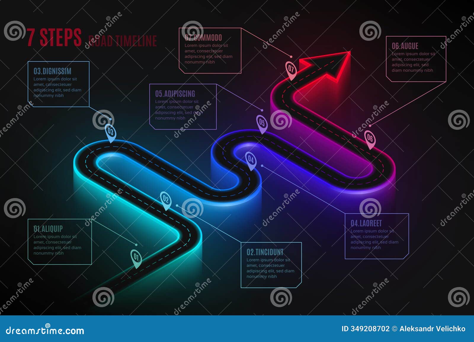Isometric Navigation Map Infographic 7 Steps Timeline Concept. Stock ... Isometric Navigation Map Infographic 7 Steps Timeline Concept. Stock ...