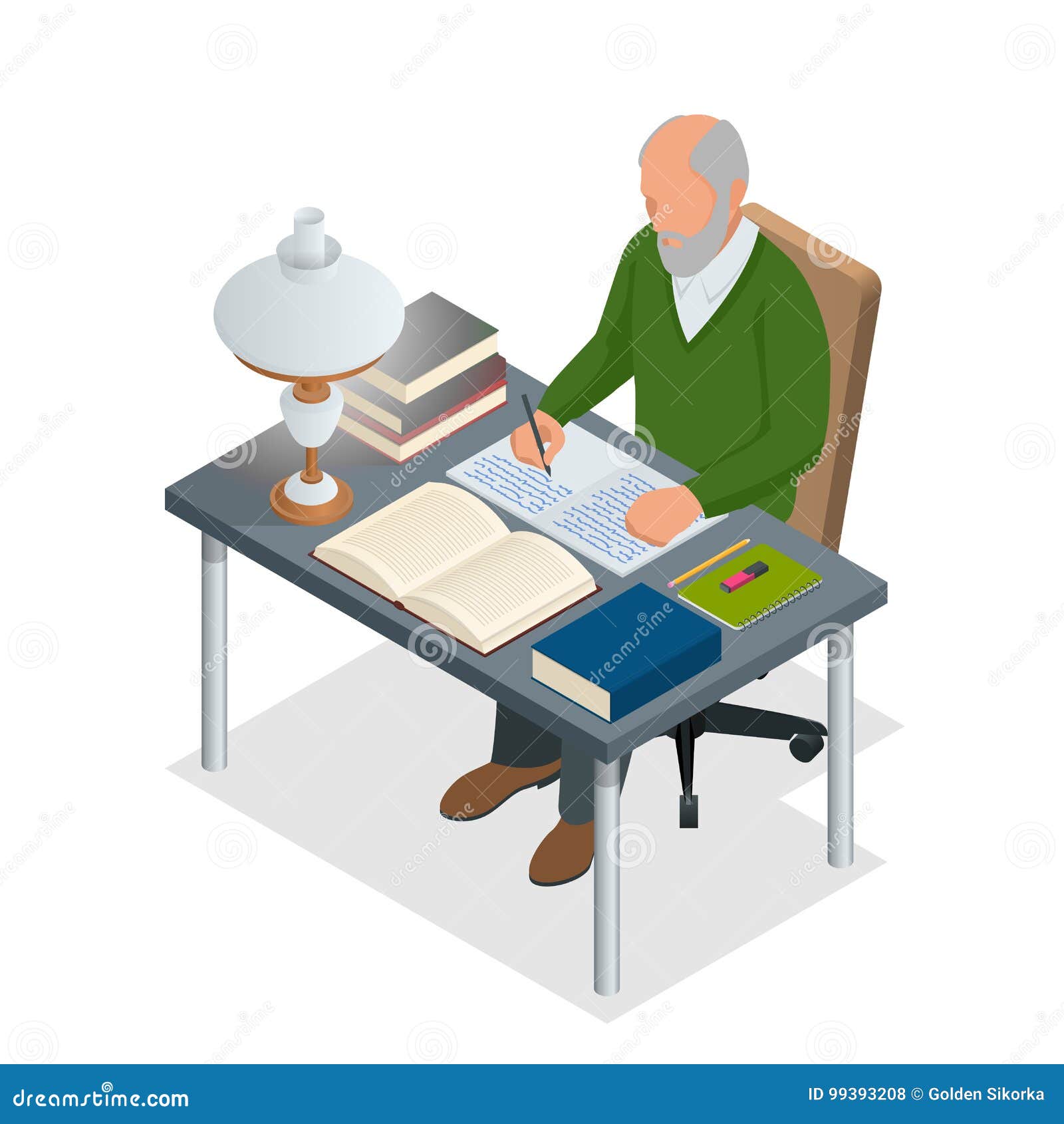 Senior Writing Book Stock Illustrations – 31 Senior Writing Book Stock ...