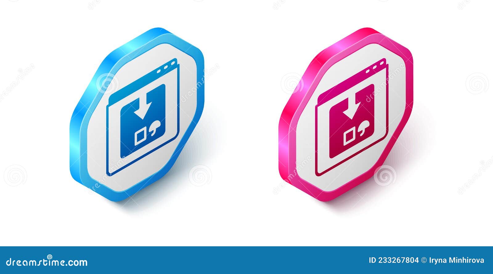Isometric Online App Delivery Tracking Icon Isolated on White ...