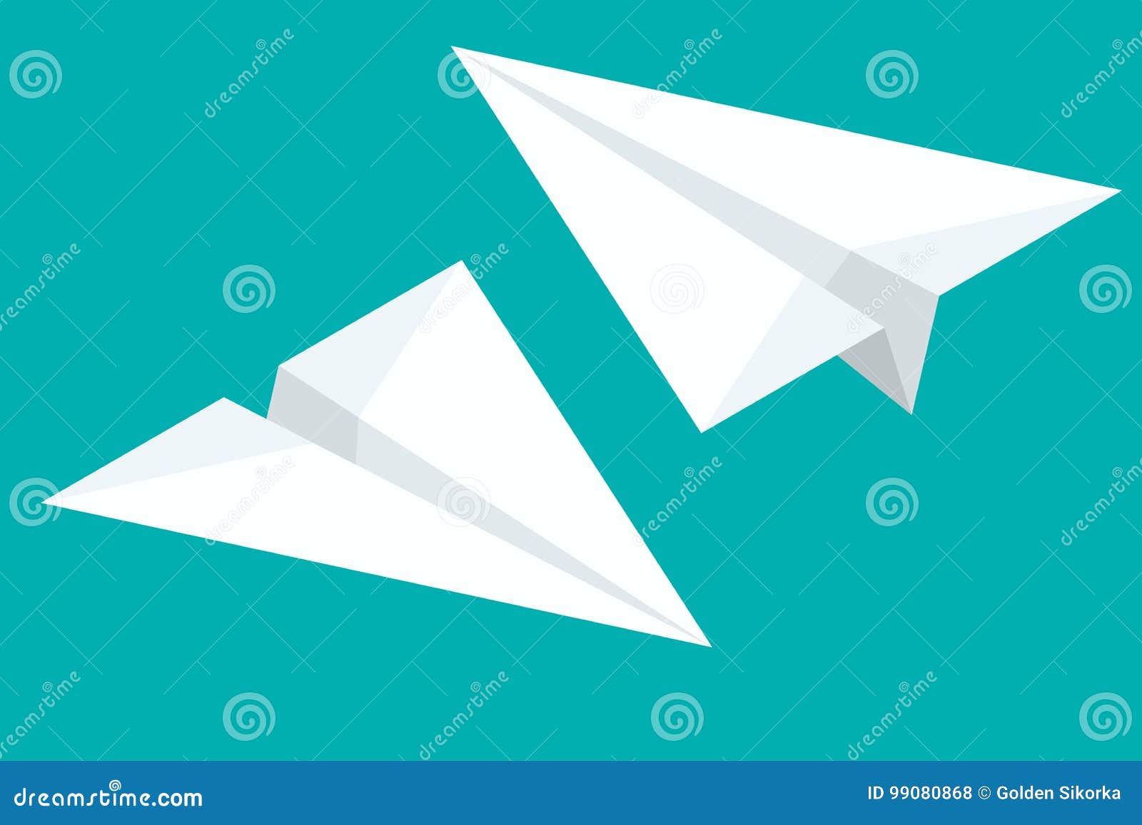 Isometric Paper Clip Attachment Icon, Office Stuff Vector Illustration ...