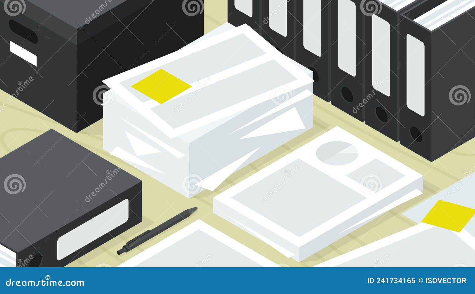 Archival Storage Locker. White Box With A Red Bow Royalty-Free Cartoon ...